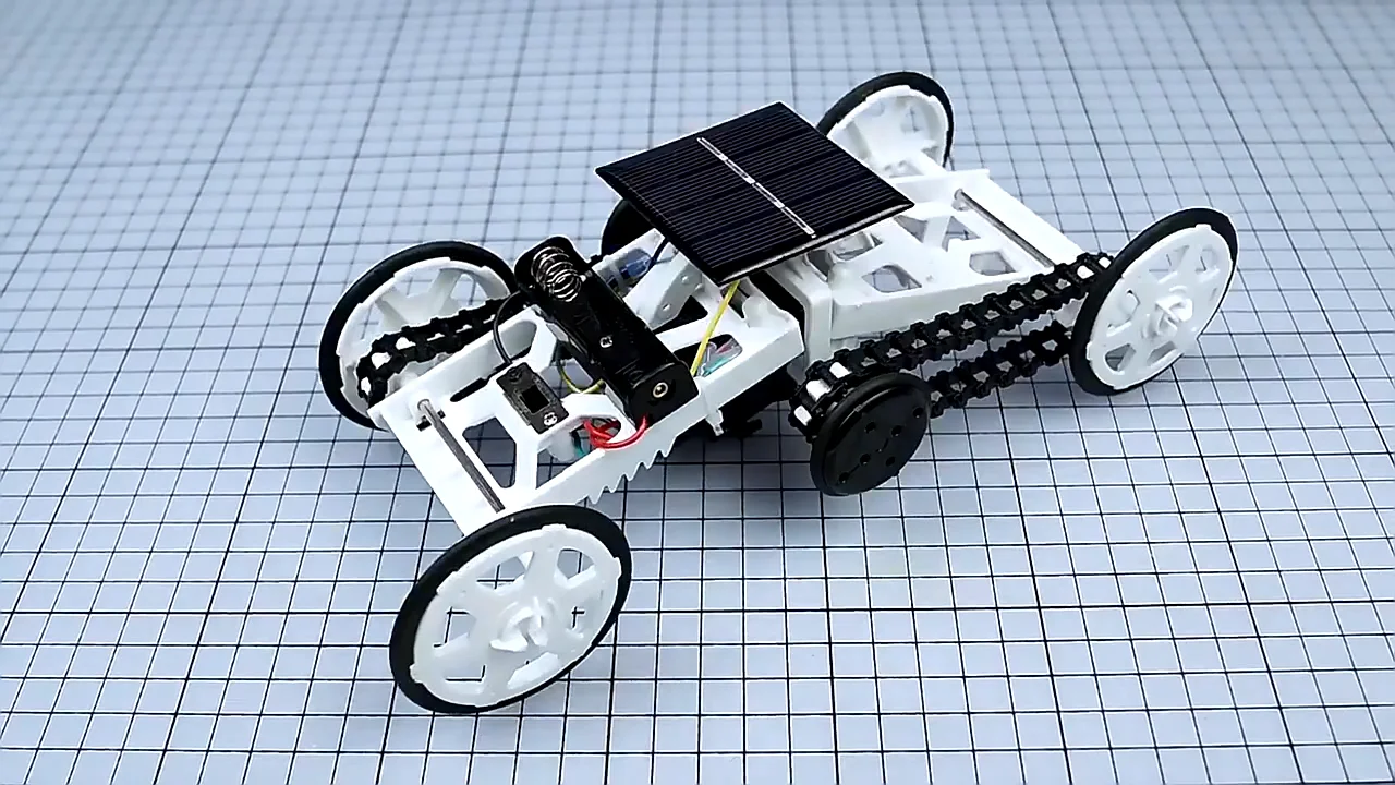 Mini Solar Car Climbing Vehicle Kit Kids Science Experiment Kit Parts ...