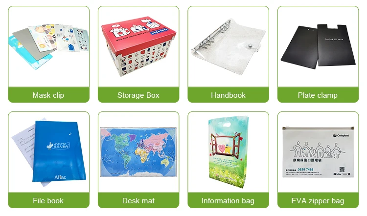 Eight-sided Wrapped Rope File Bag Pp Transparent A6 Wrapped Rope ...