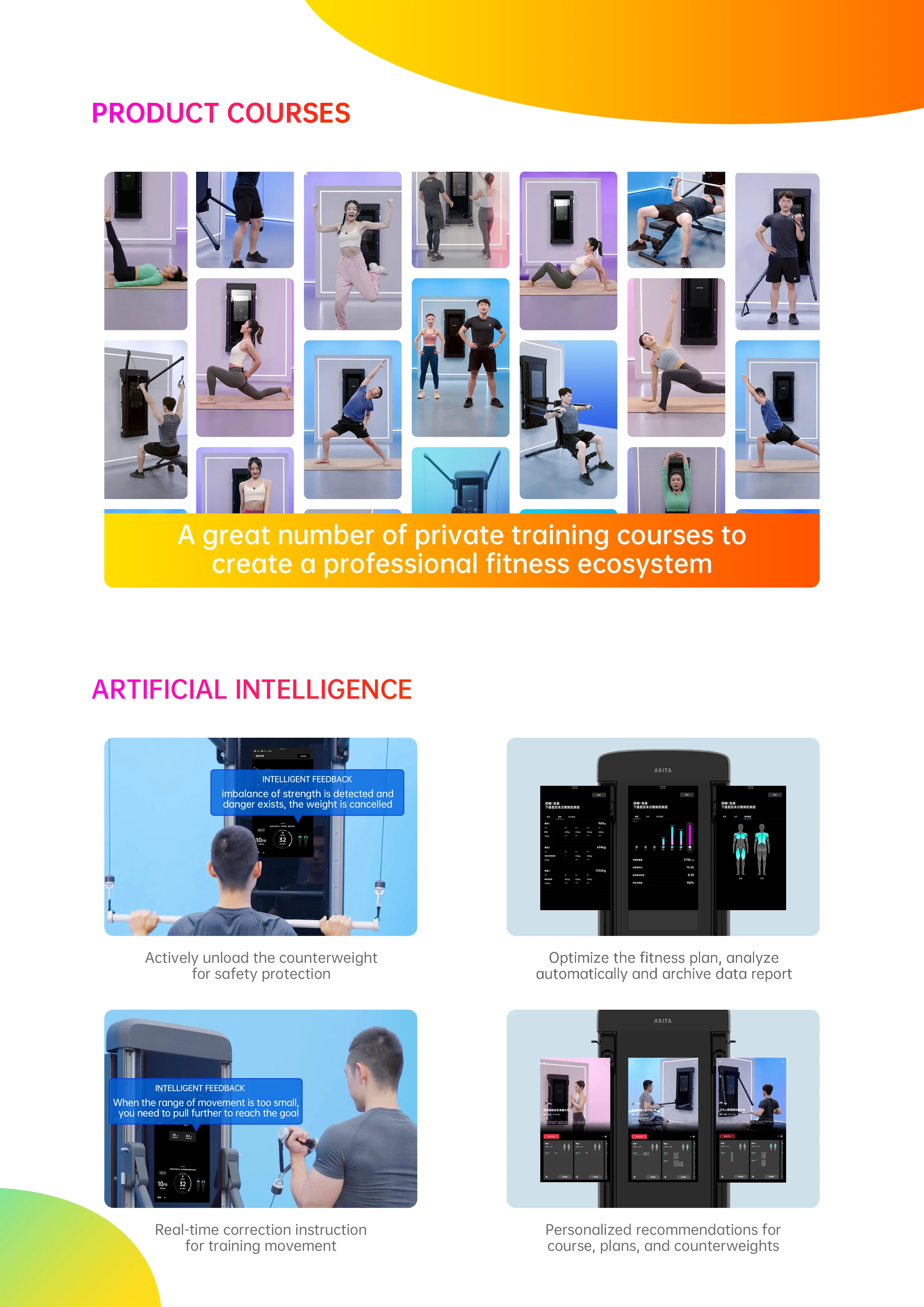 ASITA Smart Home Gym - Multifunctional Exercise Machine