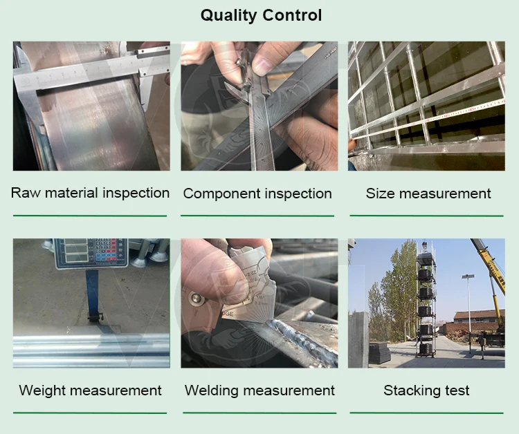 Forklift Industrial Storage Stackable Welded Galvanized Rack Pallet For ...