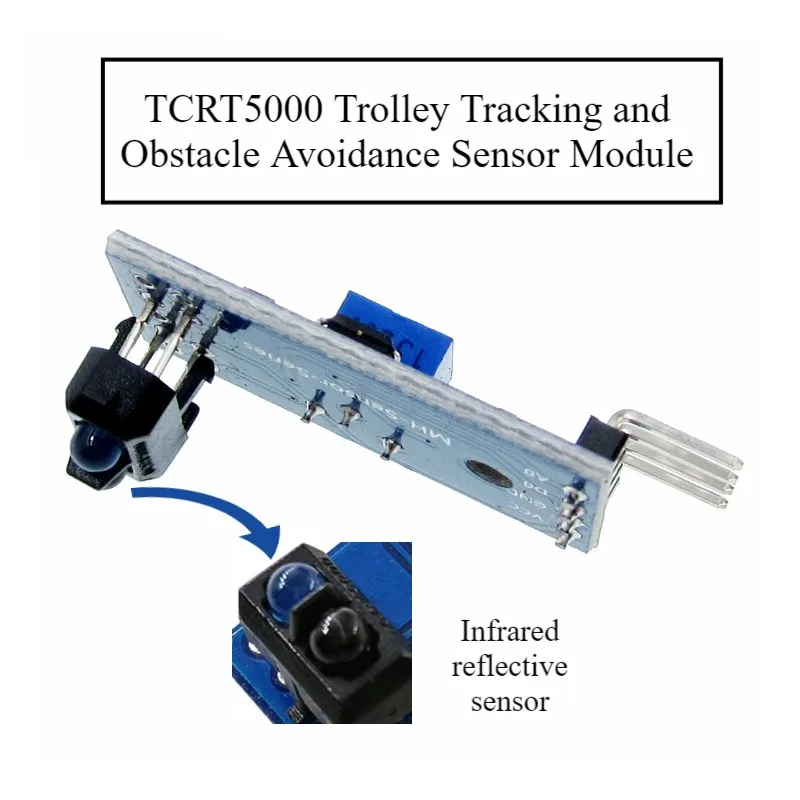 Tcrt5000 Trolley Tracking And Obstacle Avoidance Mh Sensor Module ...