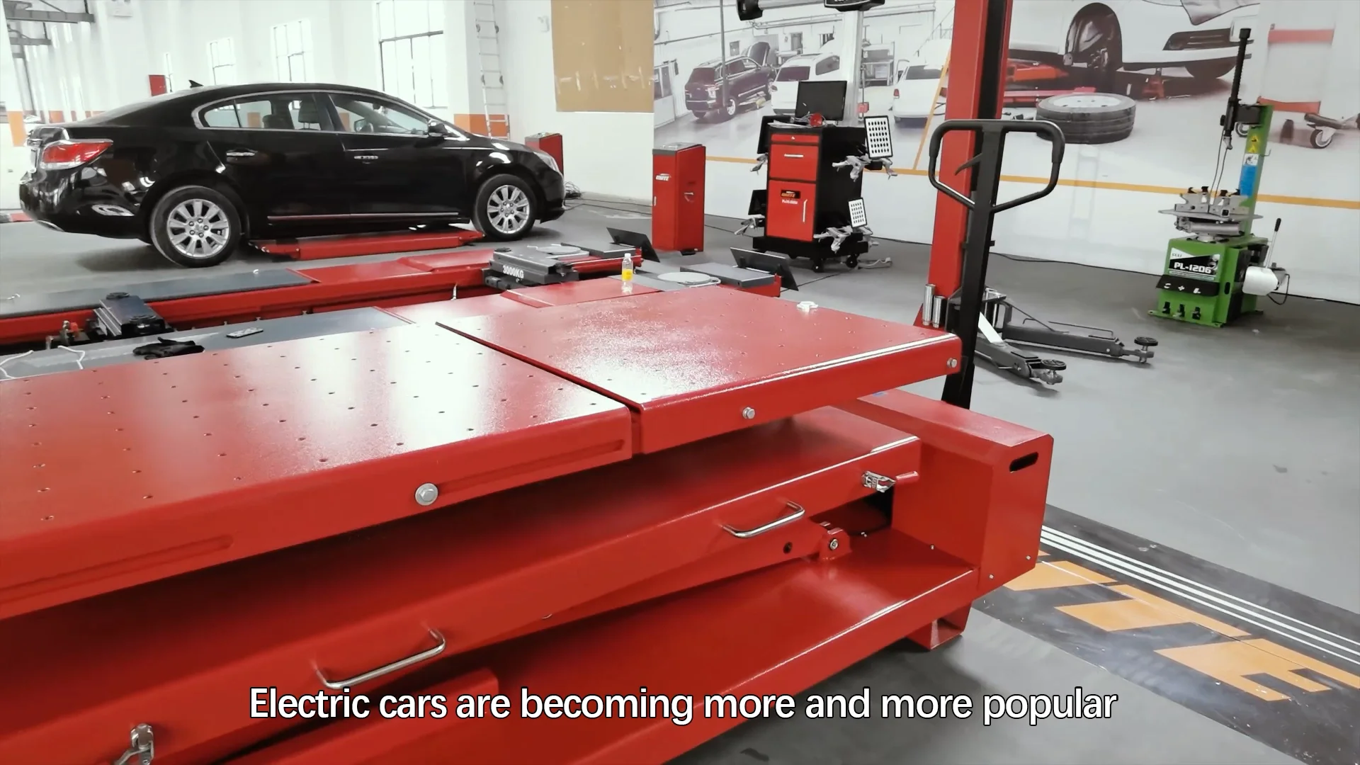 Unite Ev Battery Scissor Lift Table 1.0 Ton Capacity U-dp7 For Electric ...