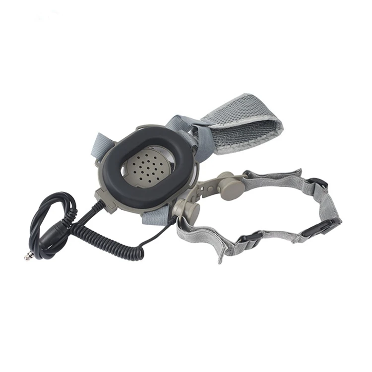 WADSN Tactical Headset with Throat Mic - Ideal for Outdoor Training