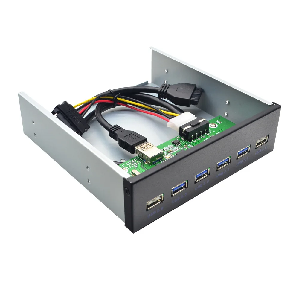 Pc case 5.25 Hdd Bay Front Panel Type-c Type-e(A-KEY) 4 Ports Hub ...