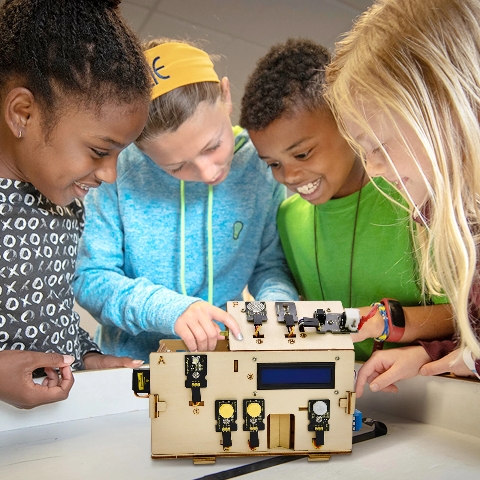 Hot Sale Smart Home Automation Projects Wooden House Electronic ...