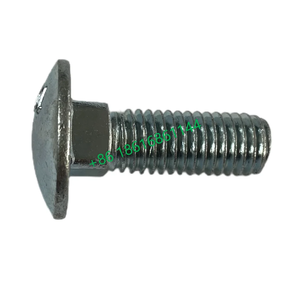 Metric Din 603 / Iso 8678 Mushroom Head Square Neck Carriage Bolts White Zinc - Buy Din 603 ...