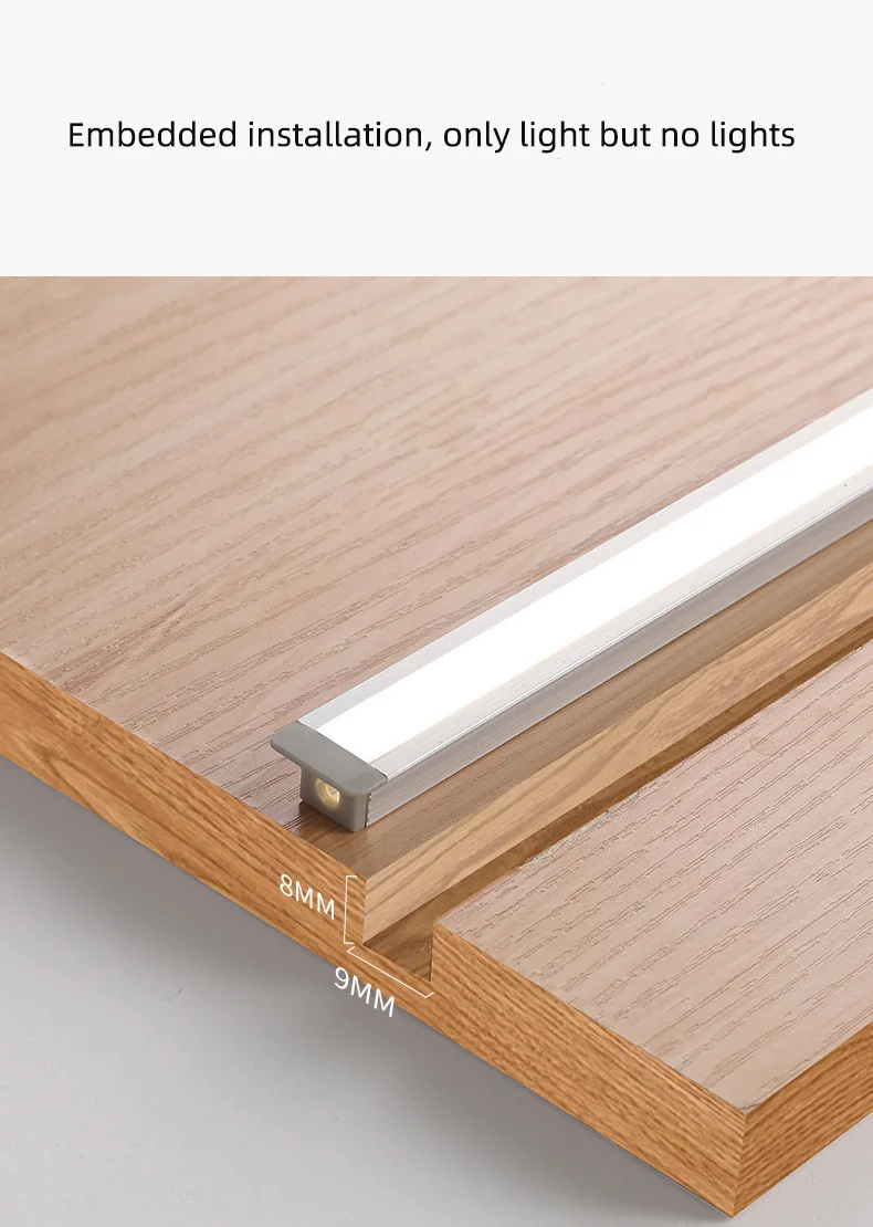 1m 2m 3m Aluminium Profile Light for Led Lighting Strip Indoor Profile ...