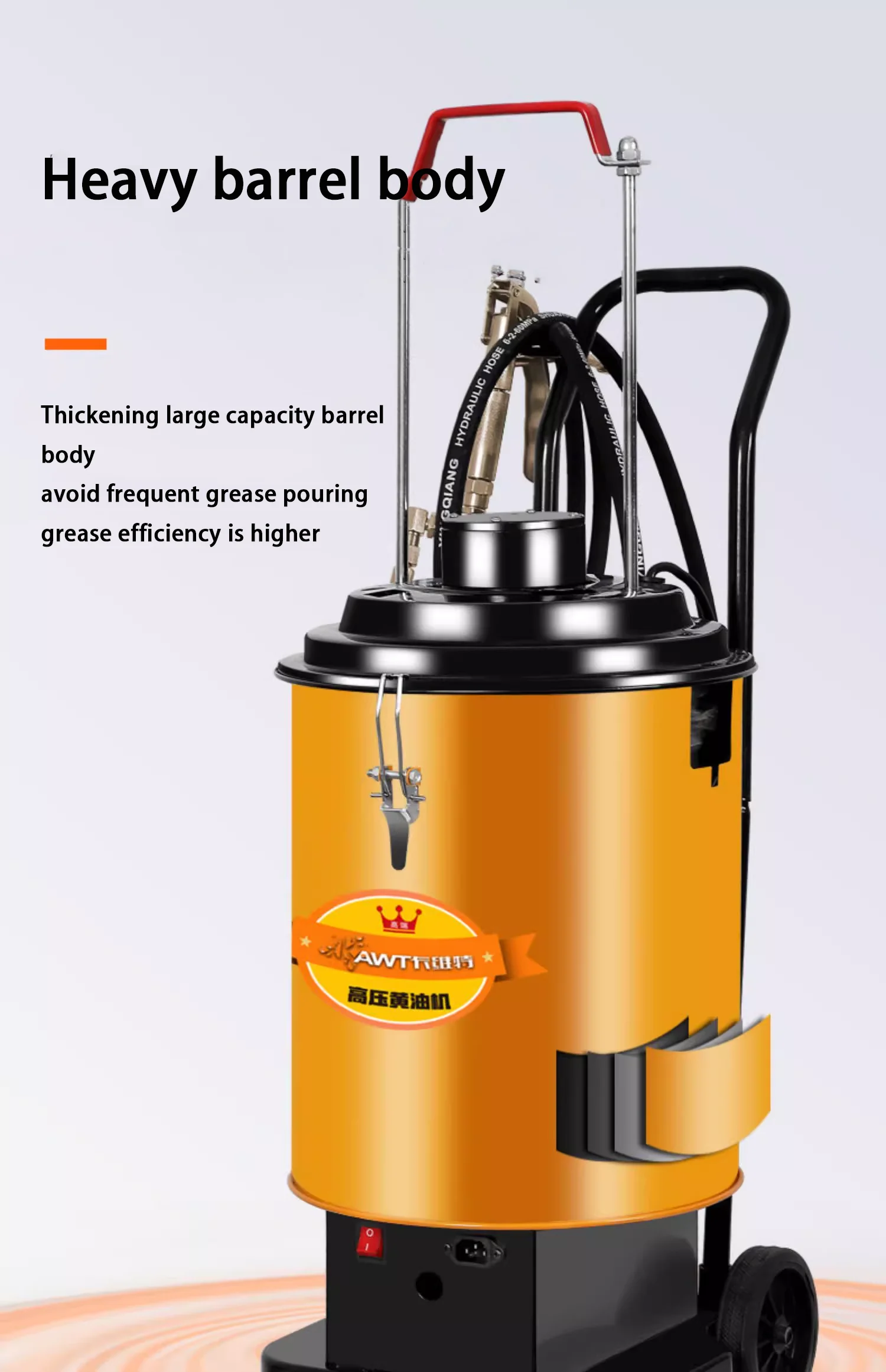 Cavitt Factory Outlet Grease Gun Lubrication Pump High Pressure Bucket ...