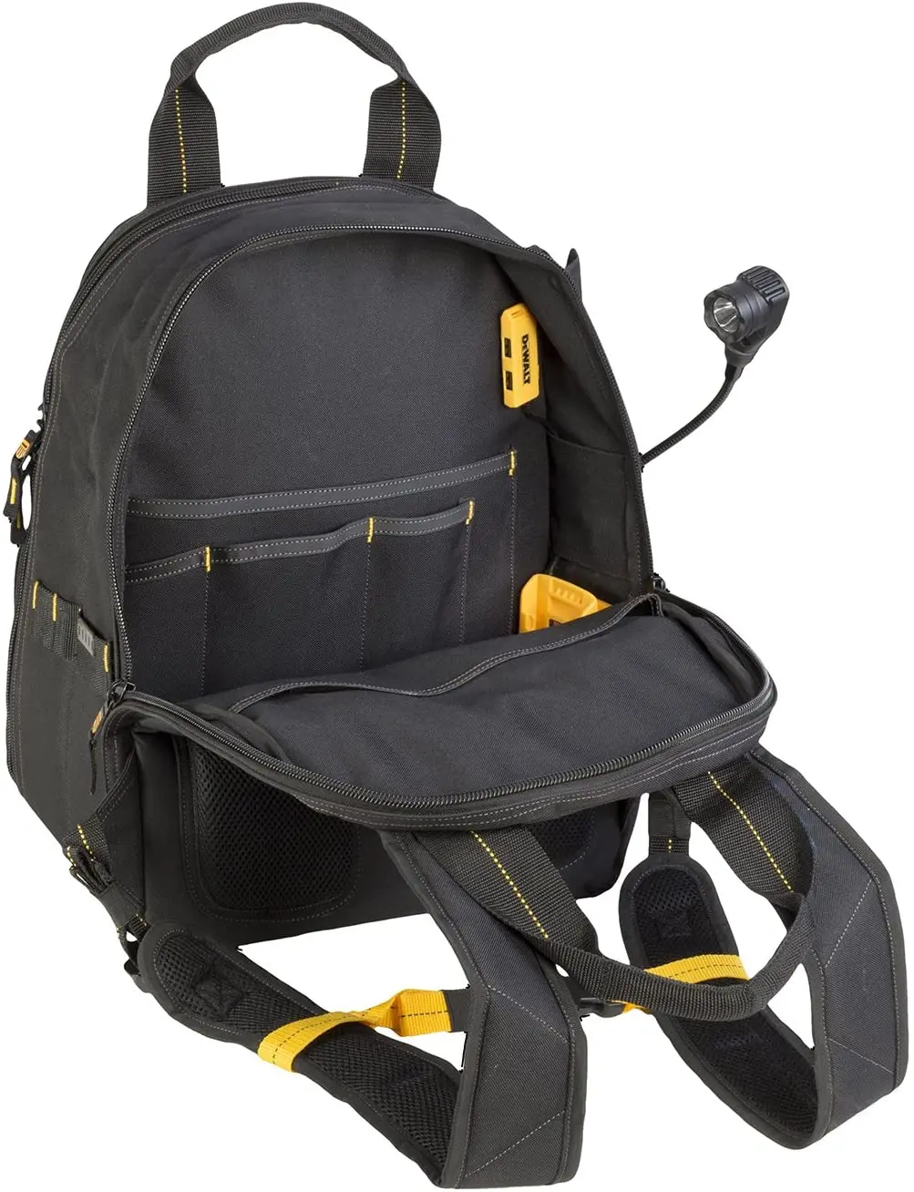 FREE SAMPLE DGCL33 - 33-Pocket Lighted USB Charging Tool Backpack