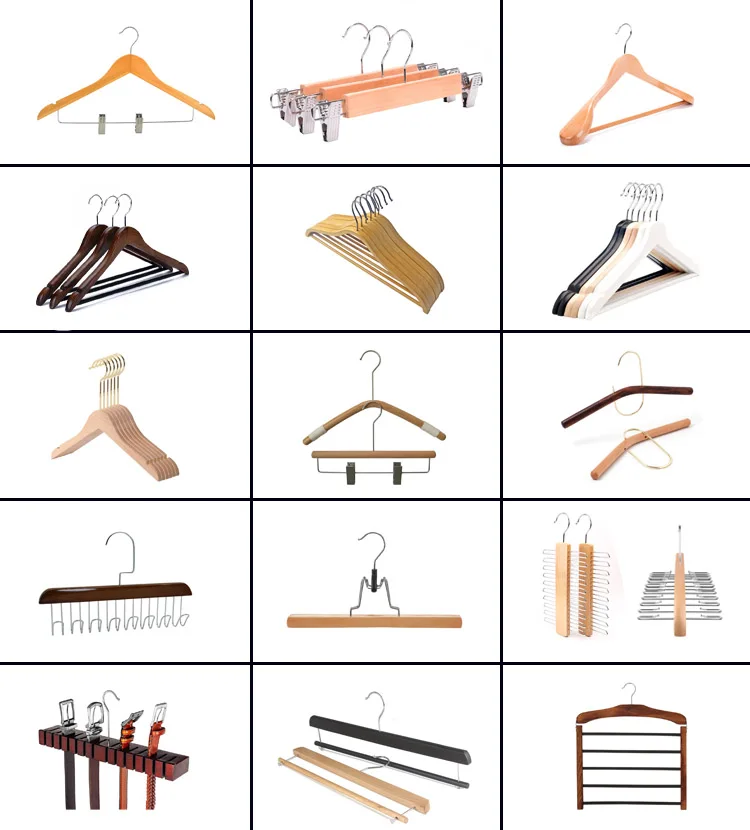 Luxury Durable 360 Swivel Hook Kids Hanger Set Wood Hanger For Coats ...