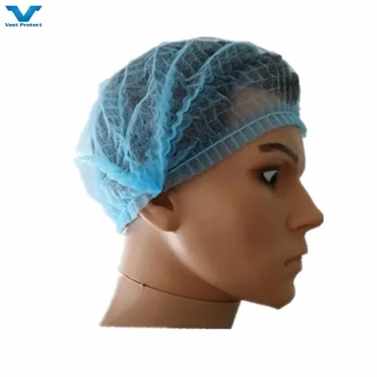 PPE Safety Head Hair Cover Disposable Spun-Bounded Poly Non-Woven PP ...