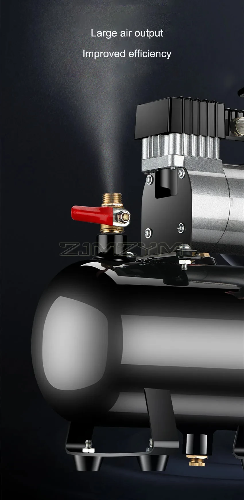 2.5l 150w 12v/220v Air Compressor Car Tire Inflator Pump Portable Pressure Pump For Car ...