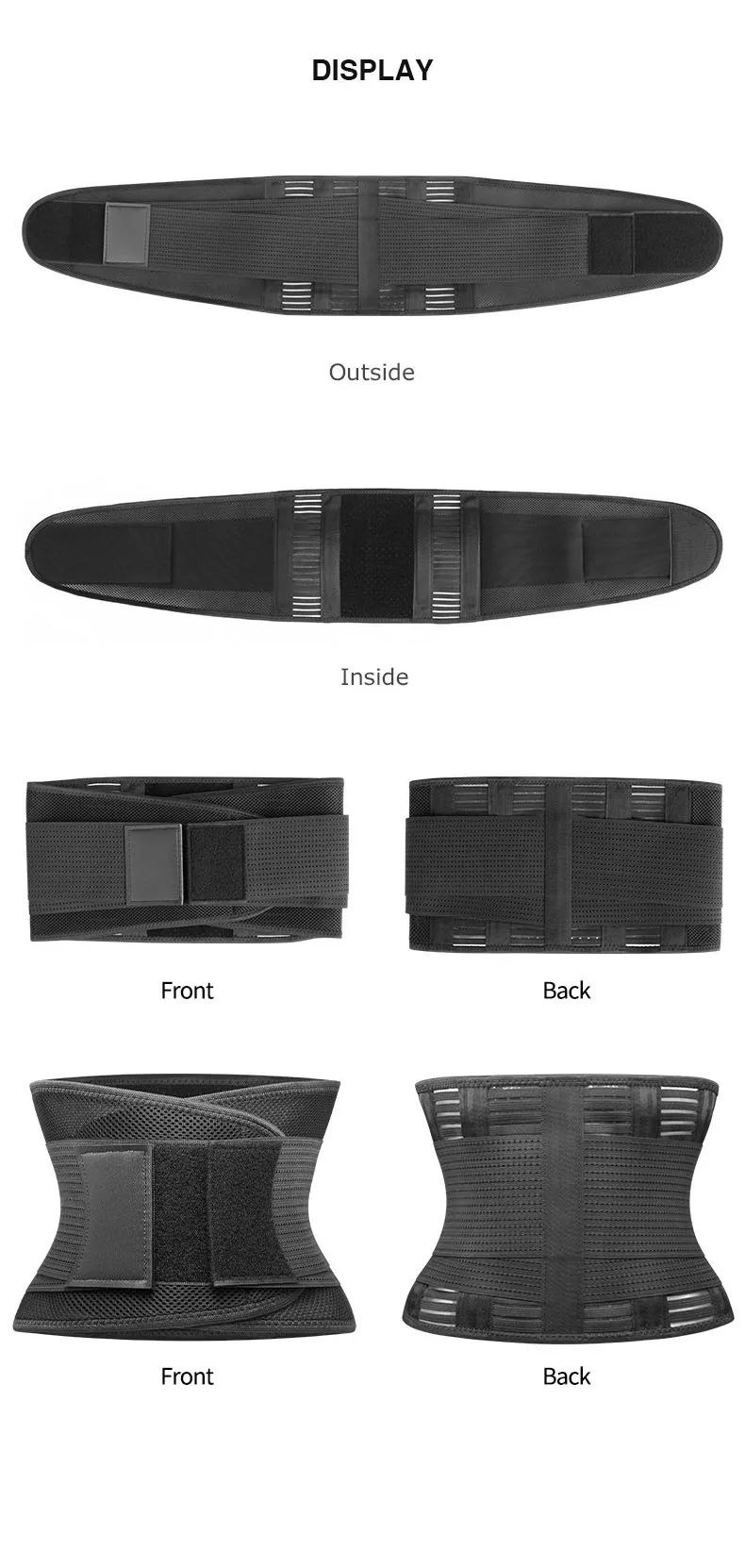 Custom Medical Lumbar Support Breathable Waist Support Lumbar Back ...