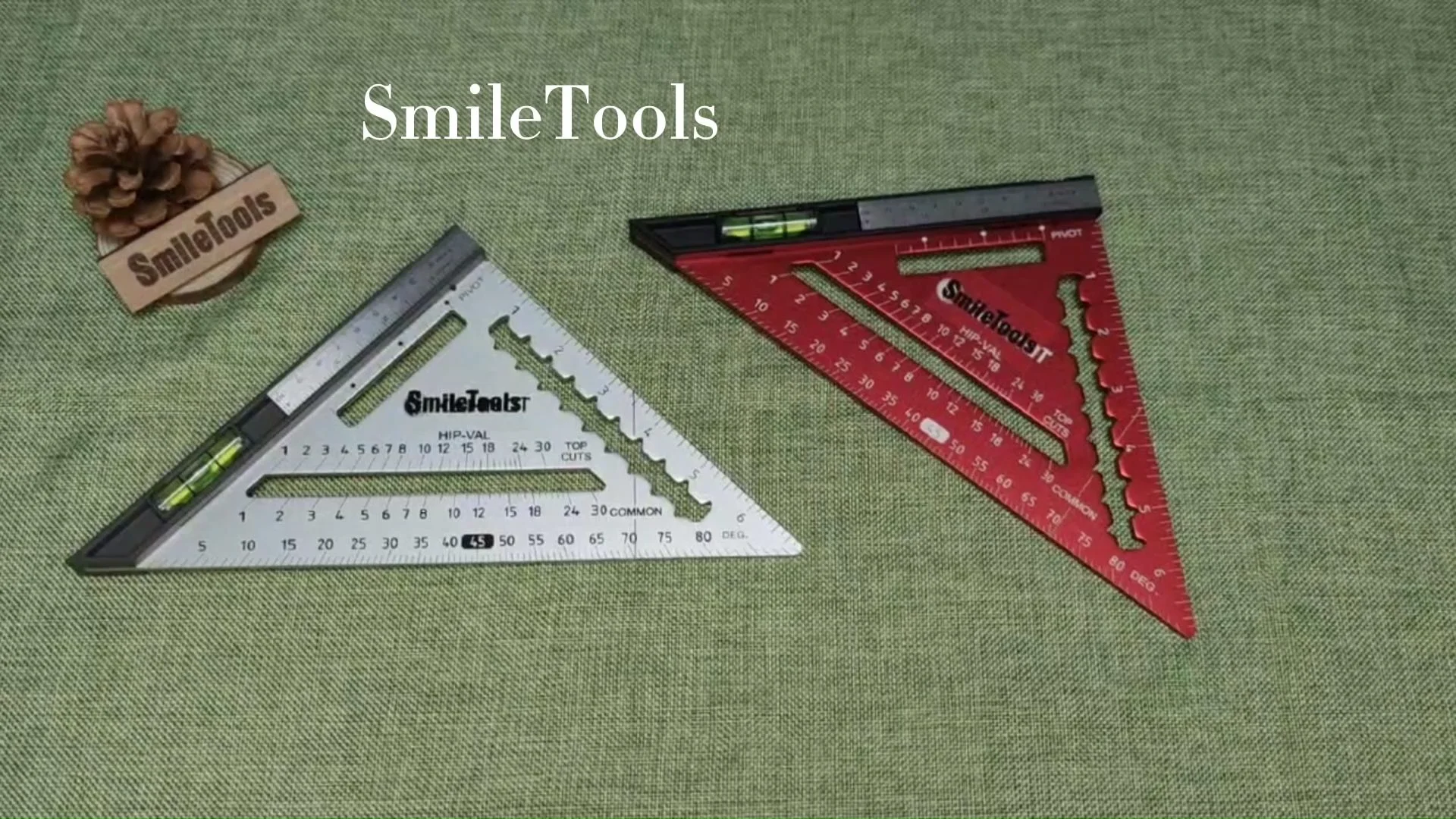 7 Inch Aluminum Alloy Metric Triangle Ruler Squares For Woodworking ...