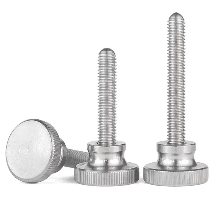 Custom M10 Stainless Steel Knurled Bolt For Auto Or Machinary knurled ...