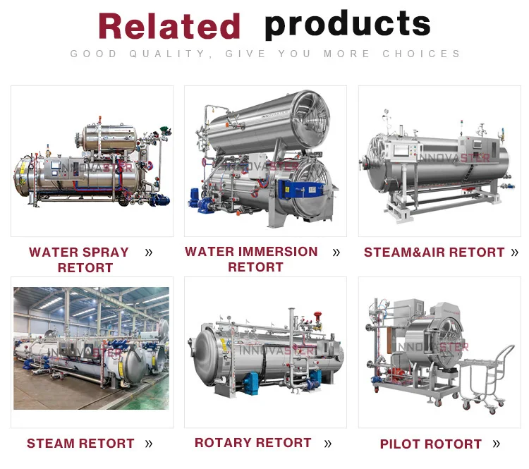 Pressure Automatic Autoclave Sterilization Machine Canned Tomato Paste ...