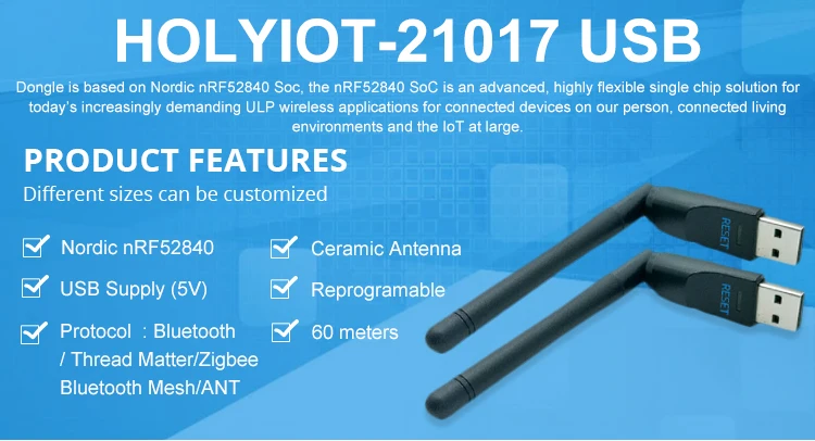 Holyiot Bluetooth 5.0 USB Adapter - Enhance Wireless Transmission