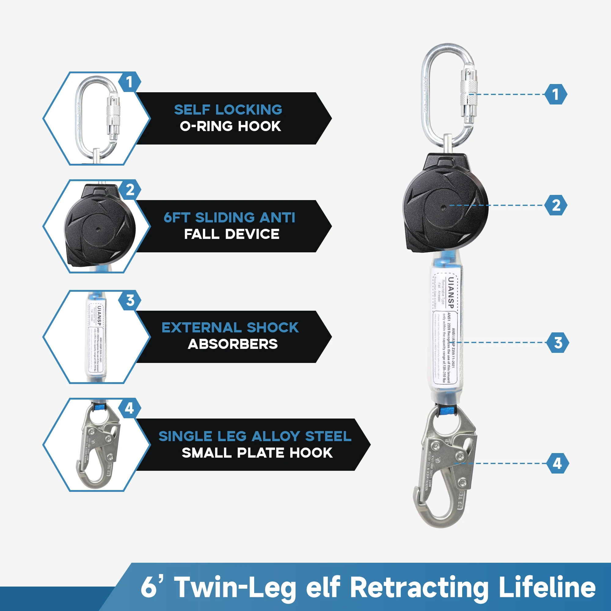 High-efficiency and Strength Webbing Anti-fall Device Automatically ...