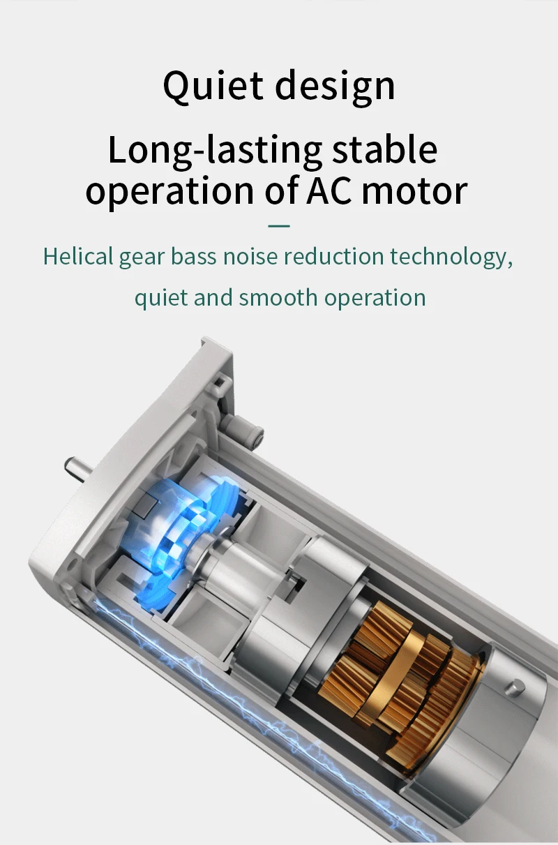 Tuya Motorized Electric Curtain Track Smart Motorized Curtain Alexa ...