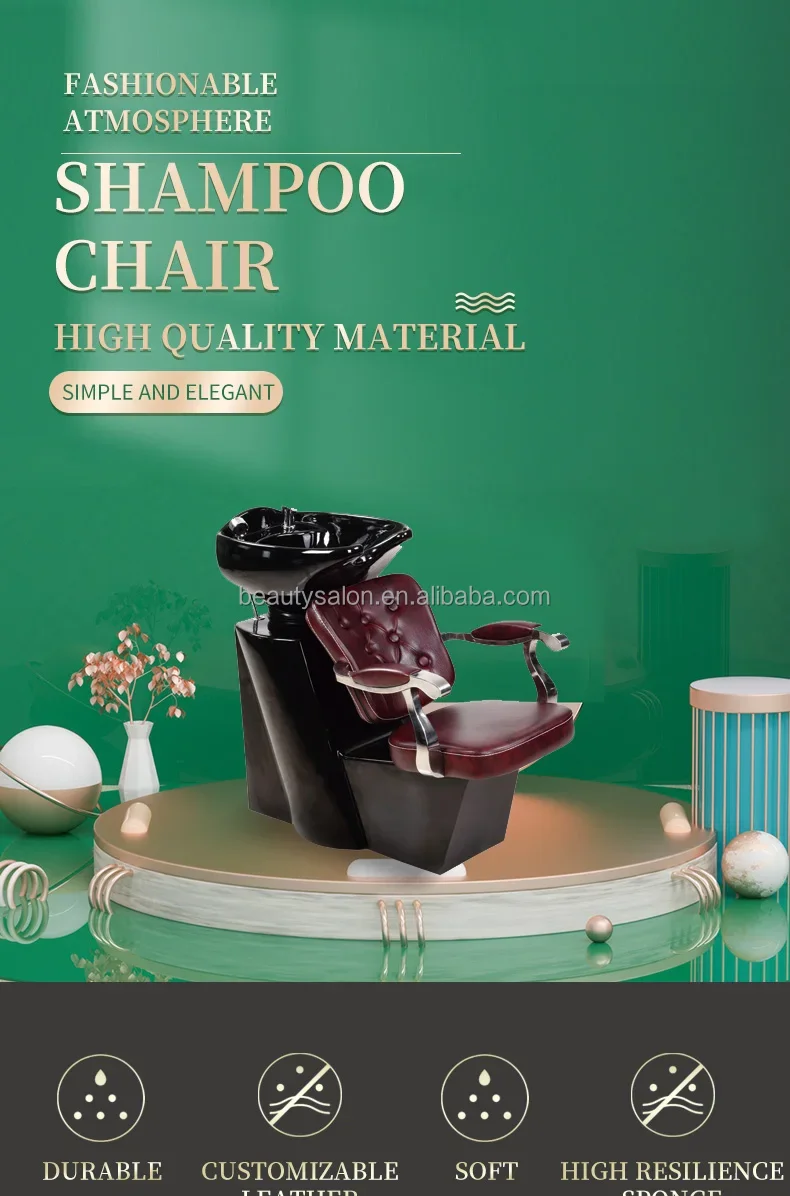 Modern Hair Salon Factory Fashion Design Comfortable Shampoo Chair Hair ...