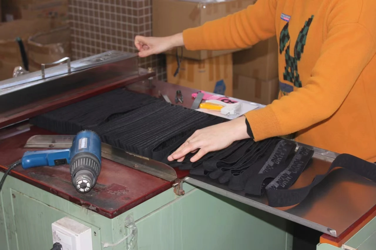 GINYI Festooning Machine Narrow Fabric Packing Machine Elastic Webbing ...
