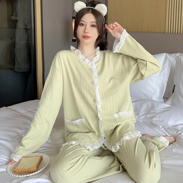 Wholesale Women Sleepwear Spring Pijama Pillama De Mujer Sweet ...
