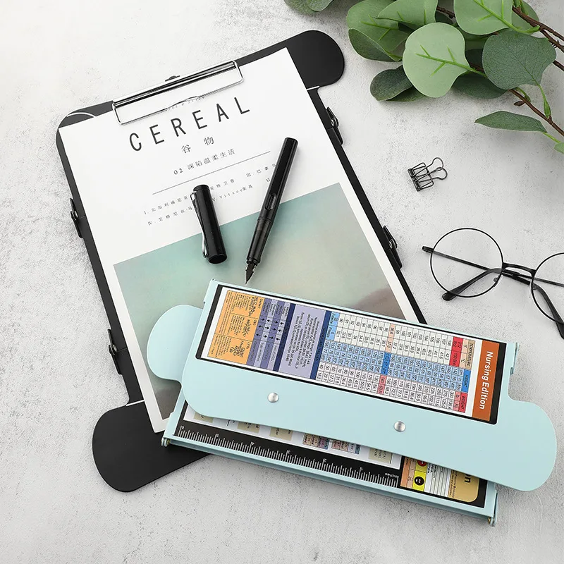 Fashion Design Checker Metal Jumbo Binder Paper Clip For A4 Clipboard ...