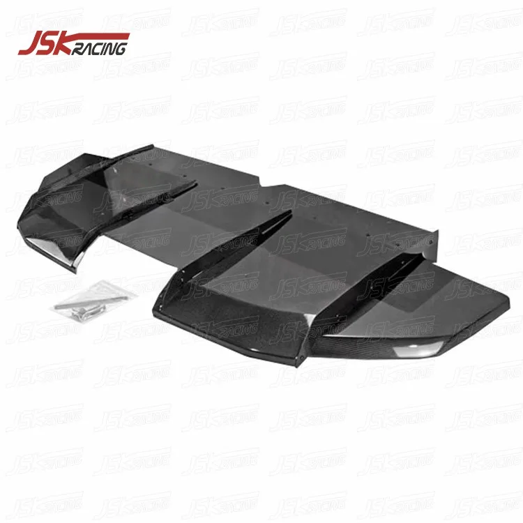 Vrs Style Carbon Fiber Rear Diffuser For 2018-2021 Honda Civic Type-r ...
