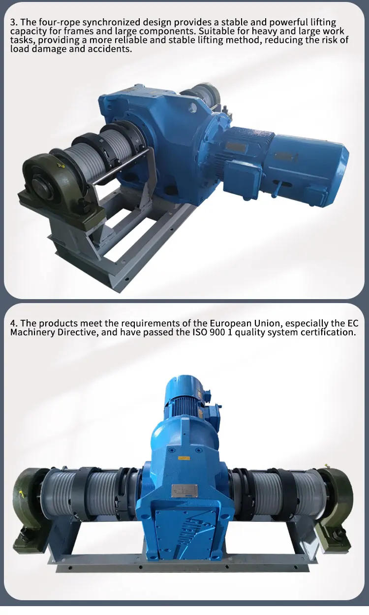 220 Volt Cordless Electric Winch - Dual Reel & Customizable