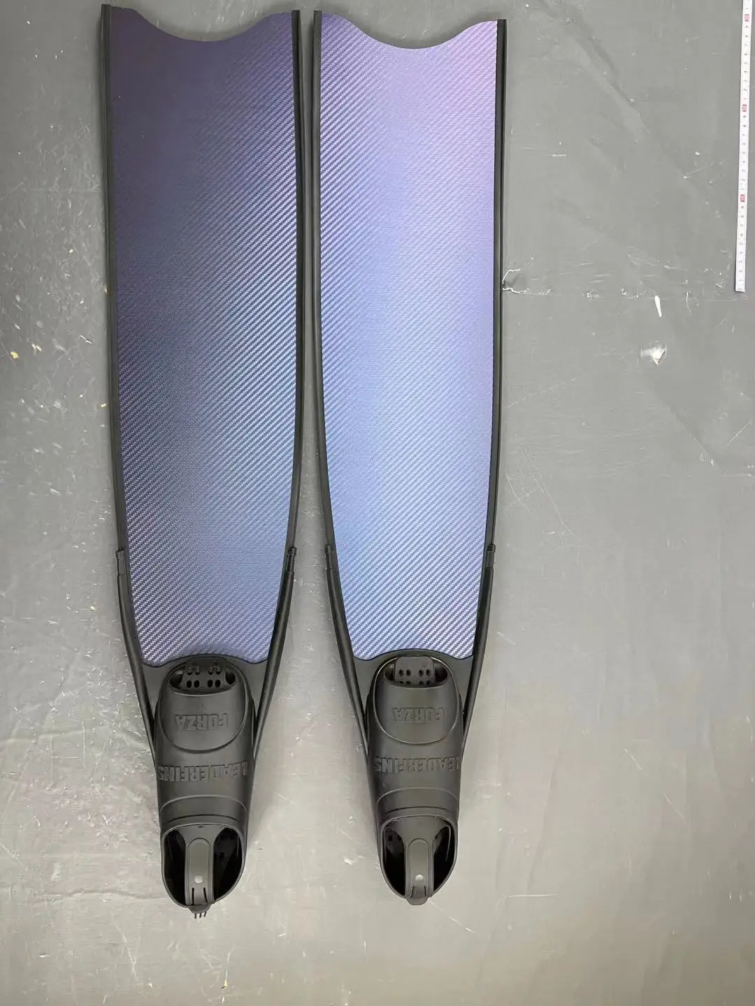 Wholesale Custom Logo Long Blade Scuba Freediving Fins Carbon Fiber for ...