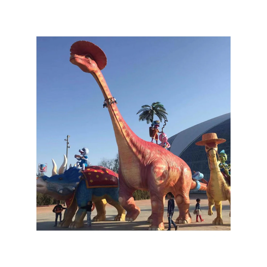 Jingujin Hot Sale Animatronic Rideable Dinosaur Simulation Animatronic ...