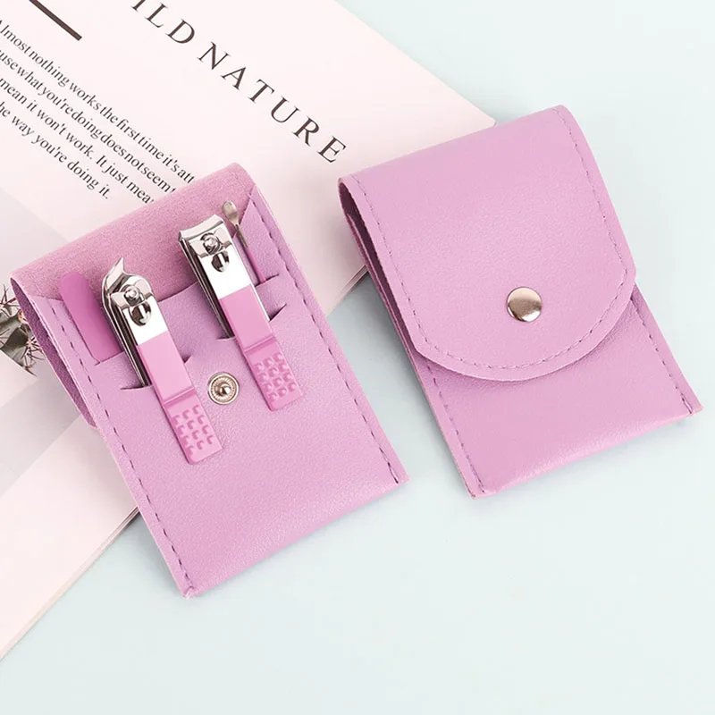 Colorful 4pcs Nail Cutter Fingernail Clippers Kit Nail Clippers Set ...