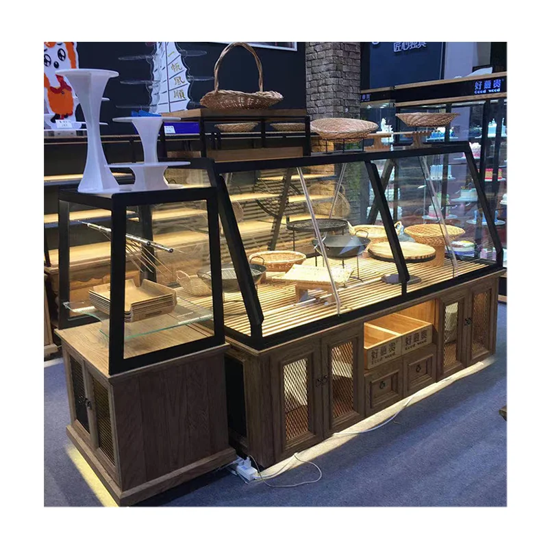 Retail Shop Interior Design For Cake Shop Plywood Bakery Furniture ...