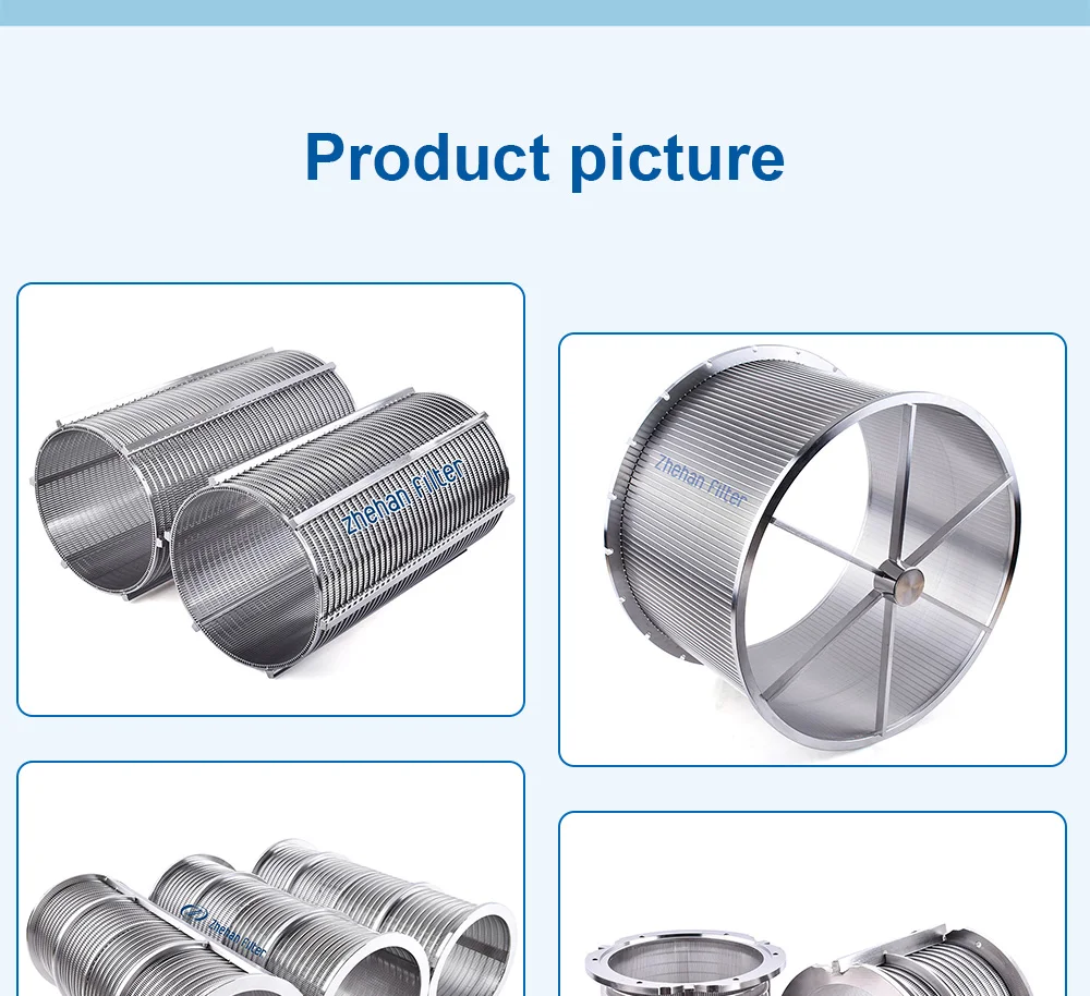 Stainless Steel Filter Element Anti-corrosion Wedge Wire Slotted Basket ...