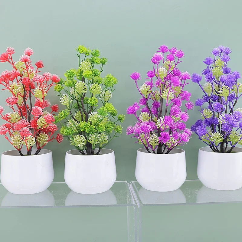 Artificial Flower living room decoration home decoration plastic plant ...