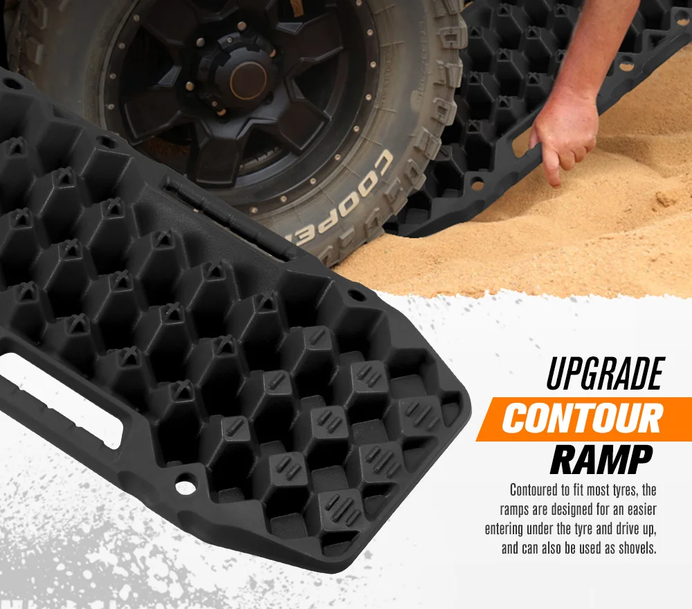 BUNKER INDUST Nylon Rubber Recovery Tracks - Heavy Duty