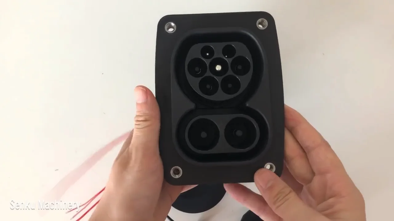 Electric Car Dc Quiack Charge Combo Type 2 Ev Charging Inlet 80a Ccs2 ...