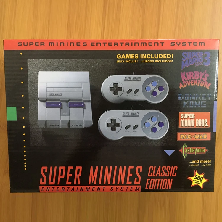 Professional Factory Wholesale Classic Mini Snes Built-in 500 Classic ...