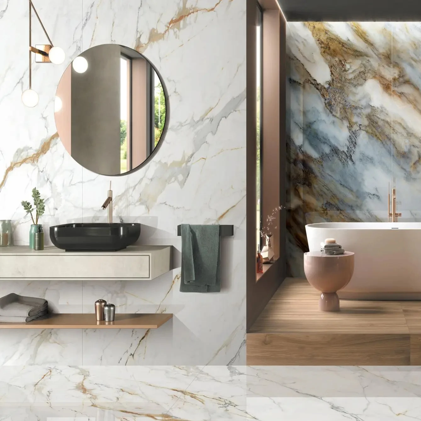Hot Selling Luxury Calacatta Luxe Gold Porcelain Slab Sintered Stone ...