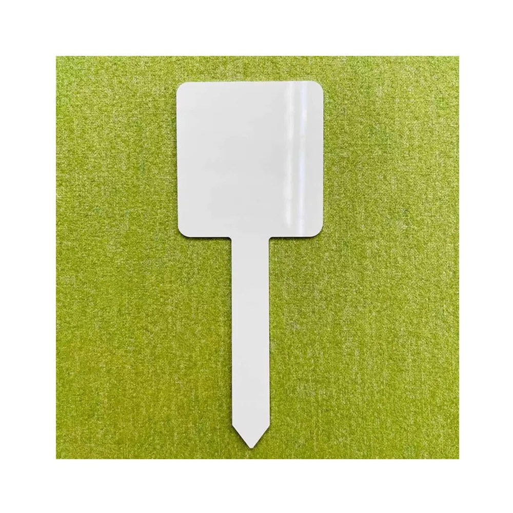 Printable White Sublimation Aluminium Plant Label Blank Multi Shape ...