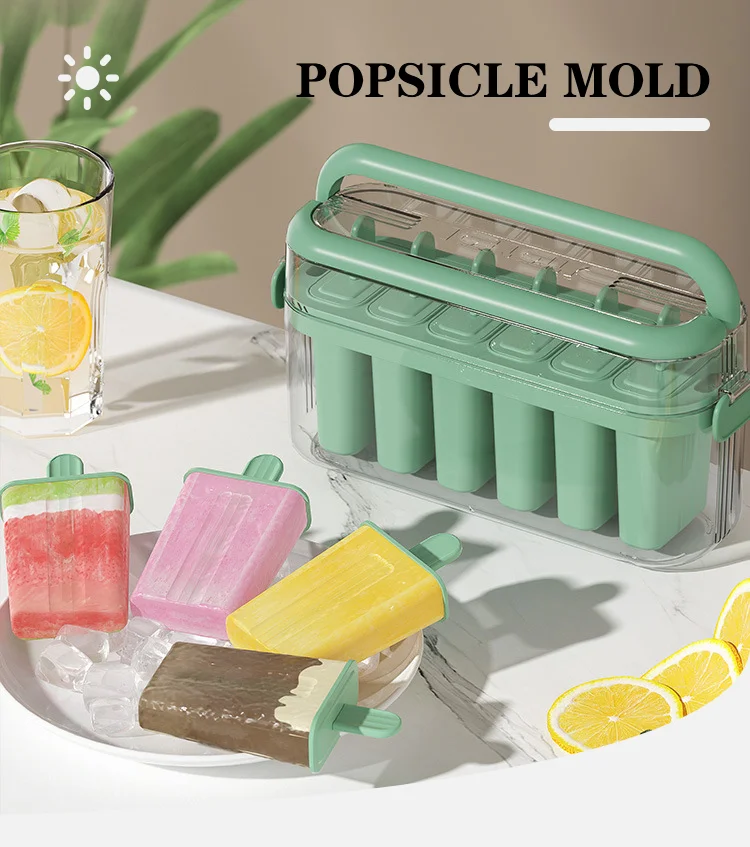 Ice Pop Maker Shapes Custom Kitchen Silicone Ice Cube Tray Gadgets ...