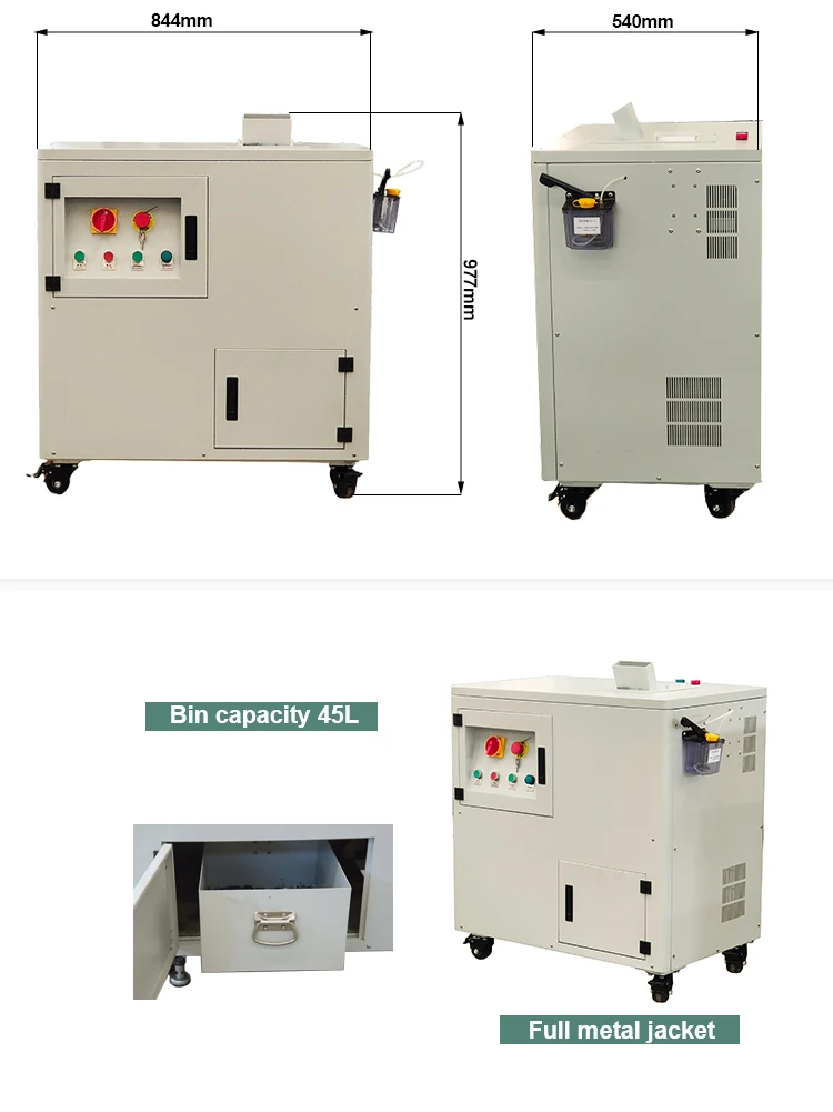 Portable Hdd Ssd Floppy Crusher Machine With Metal Casing And Castors ...