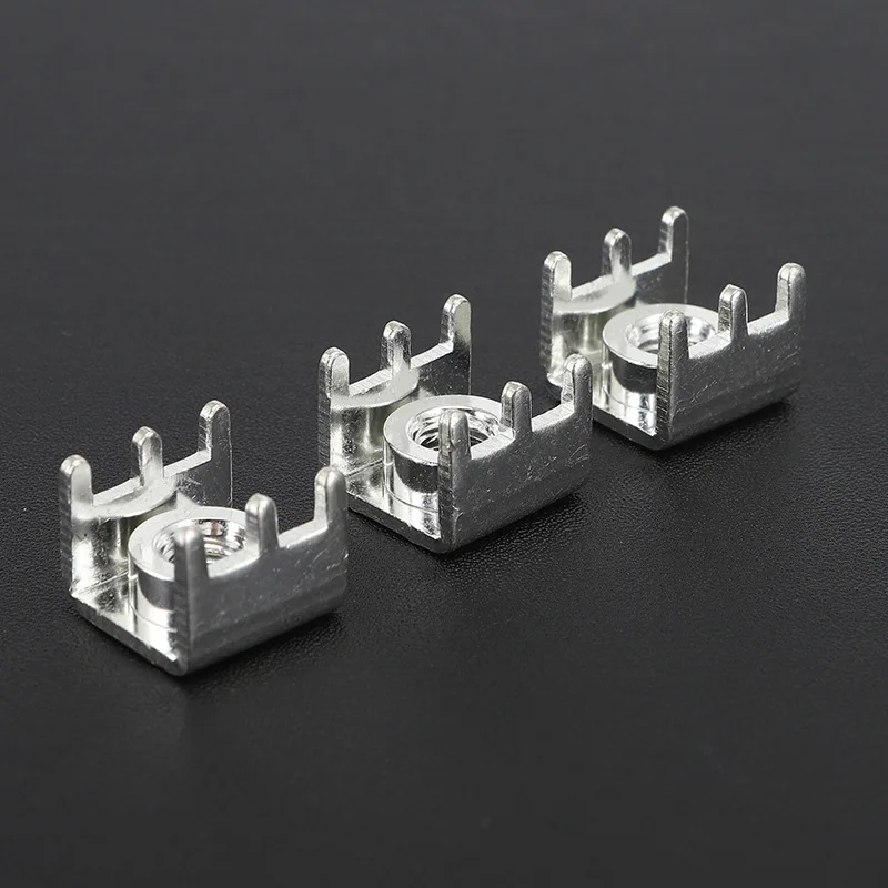 6pins 150A Solder Copper Terminal M5 PCB Screw Terminal