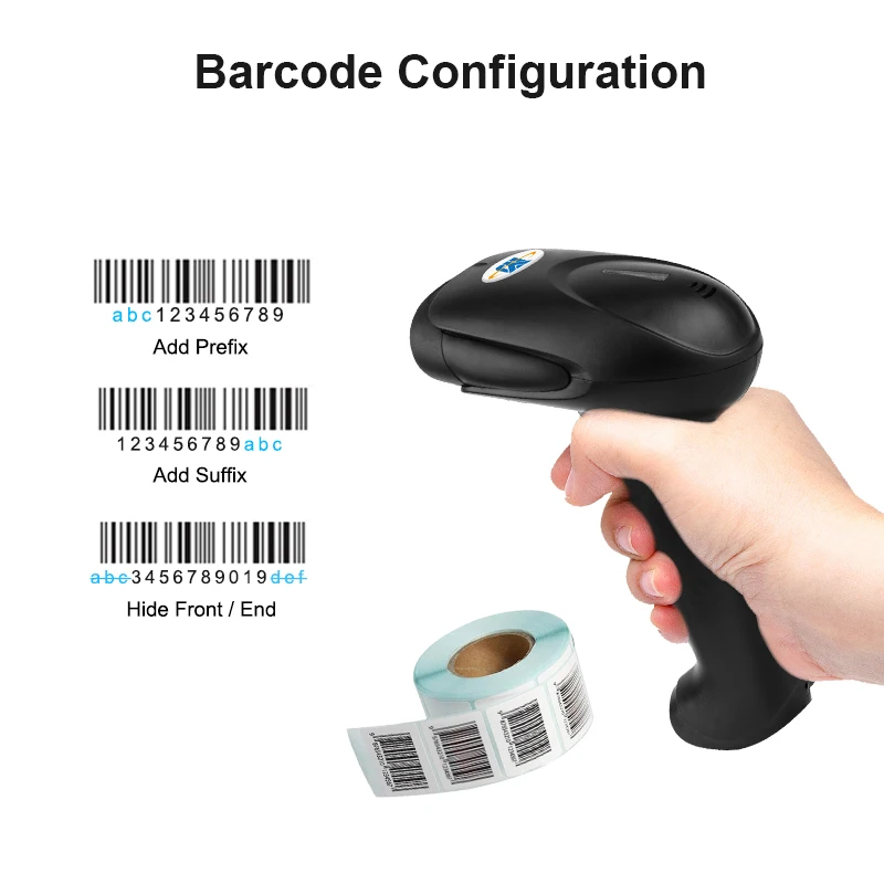 Barcode Scanning Reader 1d 2d Barcode Scanner Inventory Goods Barcode Data Handheld Scanner For ...