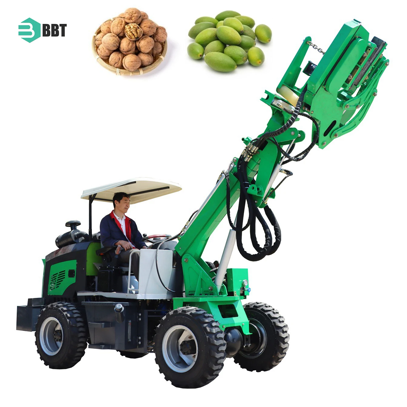 Olive Tree Shaker Loader Hazelnut Vibrating Picker Pecan Fruit ...