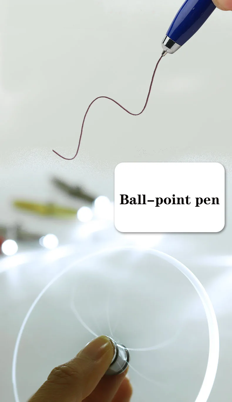 Spinning Top Toys Fidget Spinner Pen With Led Light Stress Reliever ...