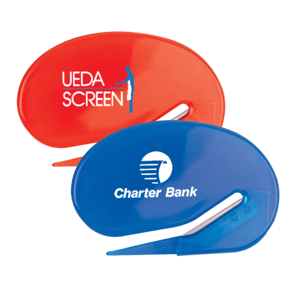 Customized Round Shape Plastic Envelope Letter Opener Letter Slitter ...
