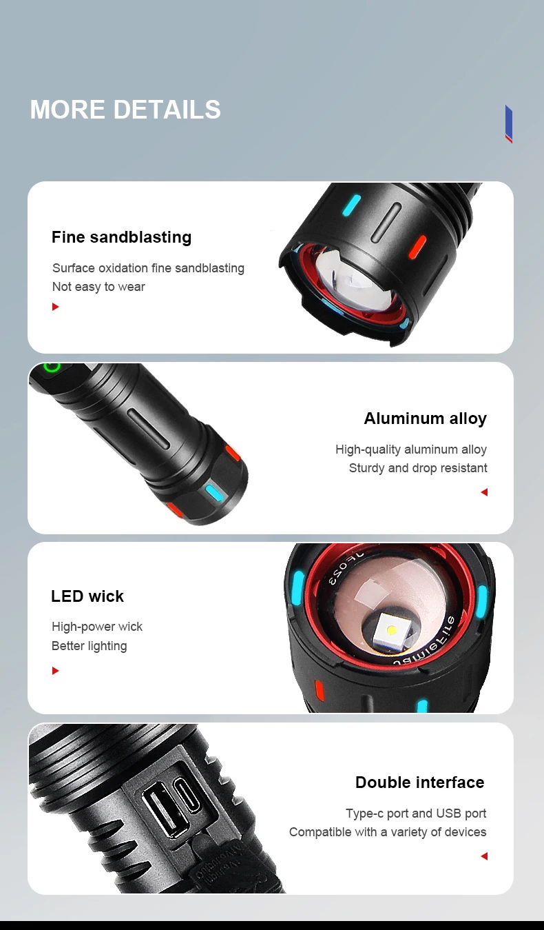 3000m White Laser Long Range Waterproof Portable Rechargeable Led ...