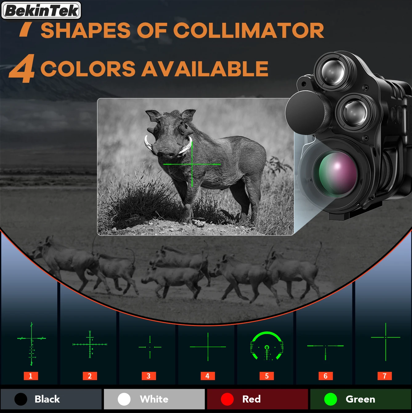 Nvg Digital Night Vision Binoculars Optics Telescope Zoom Full Thermal ...