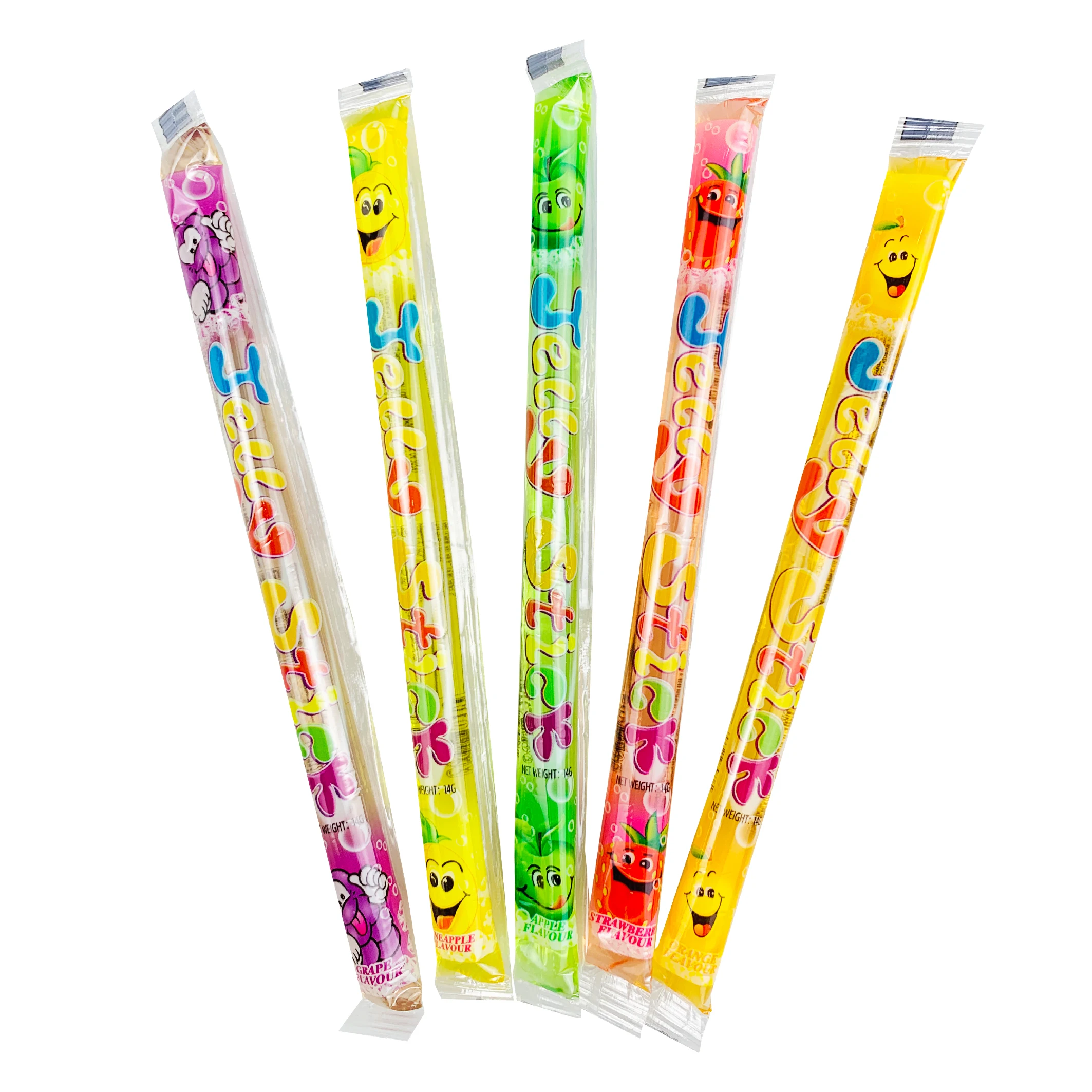 Wholesale Jelly Factory 18.5g Bagged Jelly Stick Mix Fruits Flavors Ice ...